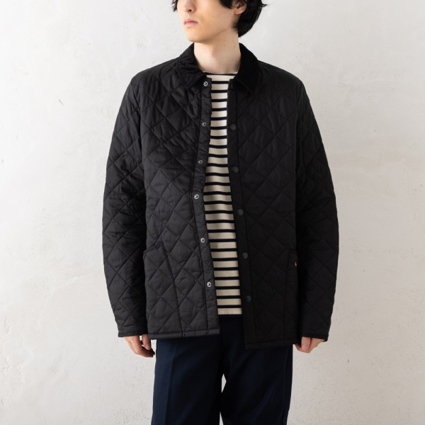 バブアー ジャケット ダウンジャケット コート キルティングブルゾン メンズ Barbour MQU0240 BK11 HERITAGE LISDDESALE QUILT BLACK
