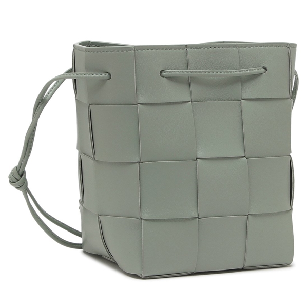 ボッテガヴェネタ ショルダーバッグ カセット クロスボディ ポーチ グリーン レディース BOTTEGA VENETA 680218 VCQC4 3403