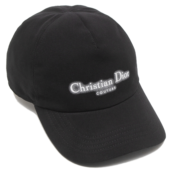 クリスチャンディオール 帽子 ブラック ホワイト メンズ Christian Dior 483C901K4511 980