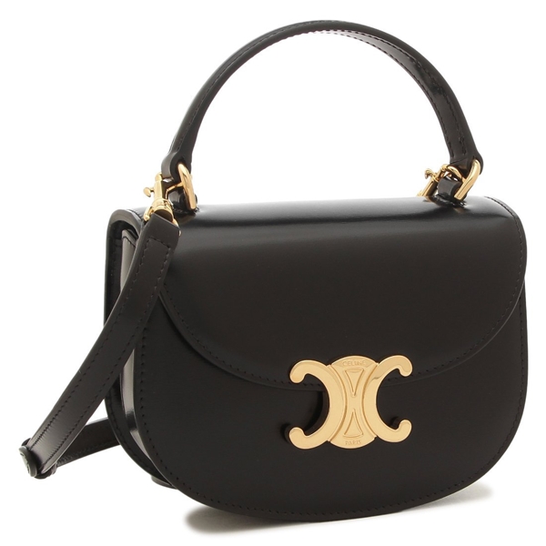 セリーヌ ショルダーバッグ ハンドバッグ ミニ ブザス クレア ブラック レディース CELINE 10L063ETZ 38NO