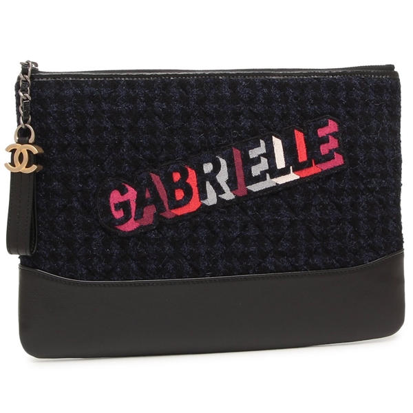 シャネル クラッチバッグ クラッチバッグ PM CCマークチャーム ブラック レディース CHANEL A84287 Y33097 KQ494