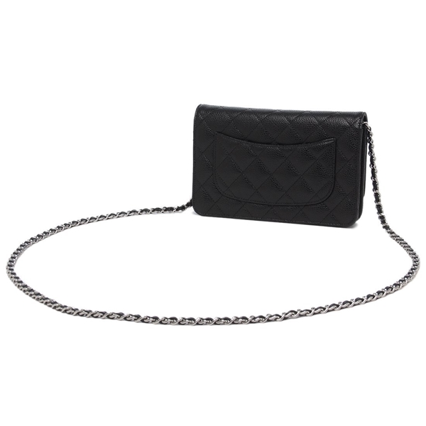 シャネル ショルダーバッグ マトラッセ ココマーク CCマーク チェーンウォレット ブラック レディース CHANEL AP4241 Y01588 C3906 シャネル ショルダーバッグ マトラッセ ココマーク CCマーク チェーン