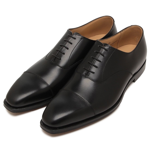 クロケットアンドジョーンズ オックスフォード ハラム レースアップ キャップトゥ ブラック メンズ CROCKETT&JONES 25057A C01L1