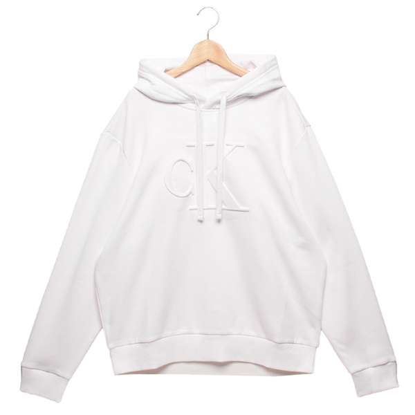 カルバンクライン パーカー フーディー エンボスド モノグラム FL スウェット エンボス加工 メンズ   40EC450YAA 110
