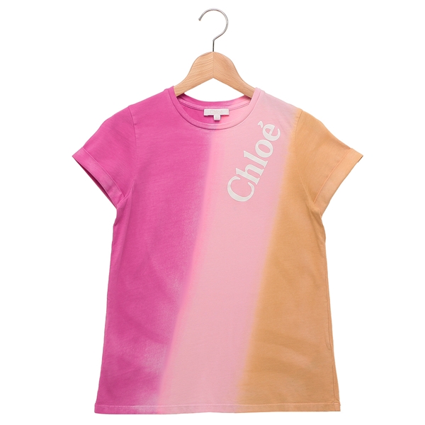 クロエ Tシャツ カットソー 子供服 ピンク ガールズ CHLOE C20113 S05