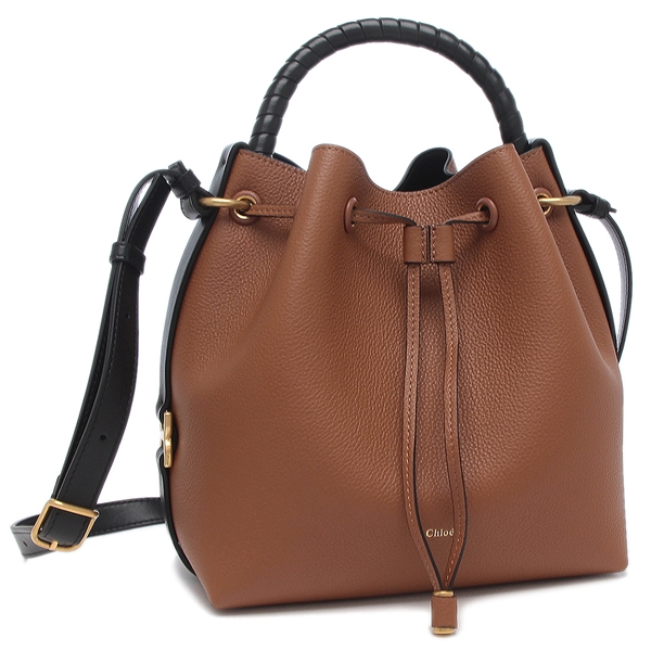 クロエ ハンドバッグ ショルダーバッグ マーシー 2WAY バケットバッグ ブラウン レディース CHLOE CHC23AS606I31 25M MARCIE TAN