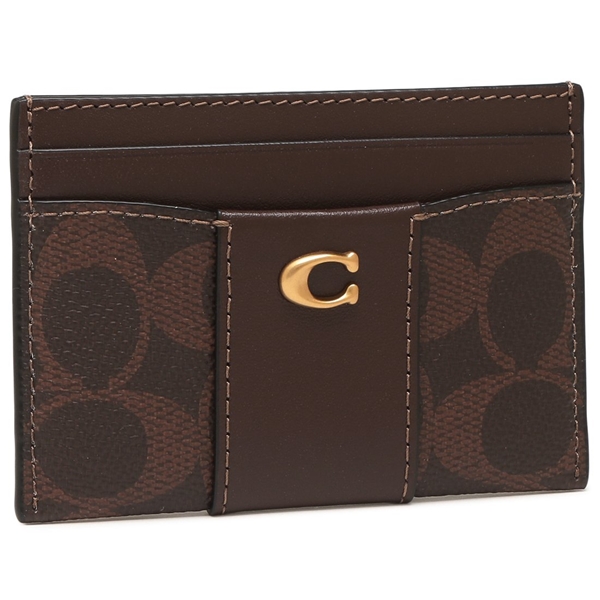 コーチ カードケース エッセンシャル カードケース ブラウン レディース COACH CBY80 B4MPL