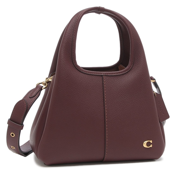 コーチ ハンドバッグ ショルダーバッグ COACH ラナ ワインレッド レディース  LANA SHOULDER BAG 23 CM545 B4MER