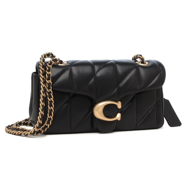 コーチ ハンドバッグ ショルダーバッグ COACH キルティッド タビー ショルダーバッグ20 2WAY ブラック レディース TABBY 20 CP149 B4BK