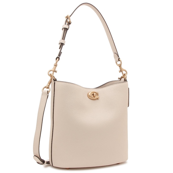 コーチ ショルダーバッグ ウィロウ ソフト バケット バッグ 19 ホワイト レディース COACH CW625 b4ha