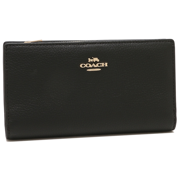 コーチ アウトレット 長財布 ブラック レディース COACH C8329 IMBLK