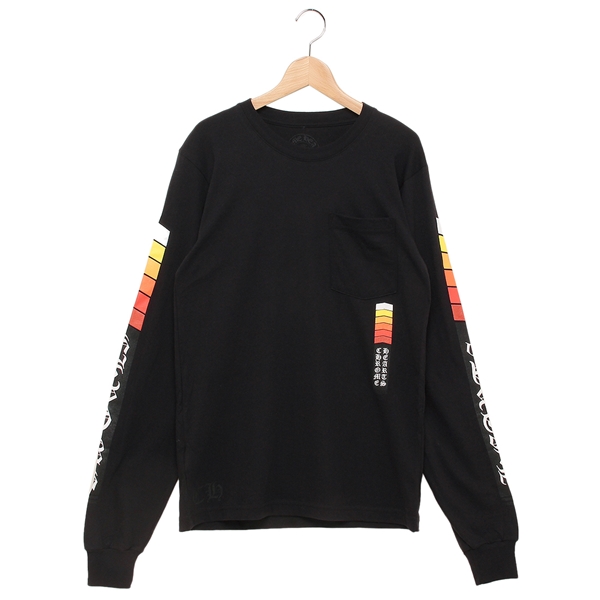 クロムハーツ Tシャツ カットソー ロングスリーブTシャツ ブラック メンズ CHROME HEARTS 252409 BLMU