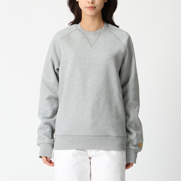 カーハート スウェット Carhartt WIP チェイススウェット グレー メンズ レディース ユニセックス CHASE SWEAT I033660 00M