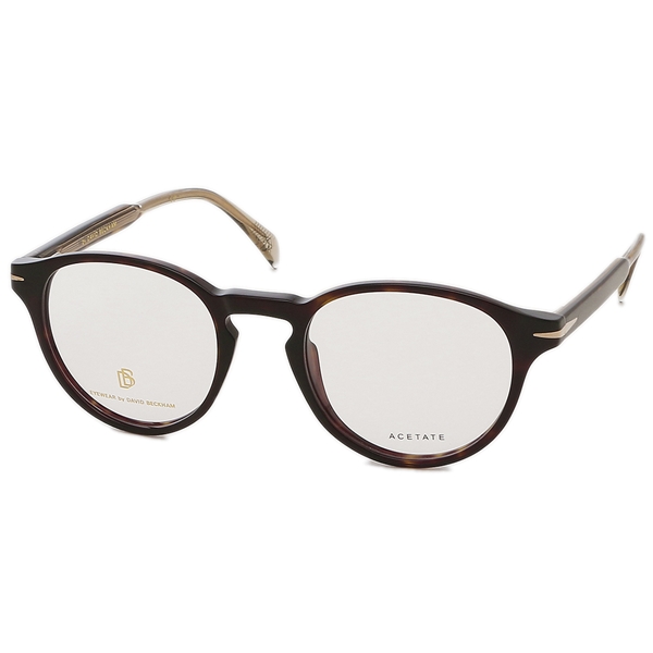 デビッドベッカム 眼鏡フレーム アイウェア 50サイズ インターナショナルフィット ハバナ メンズ レディース DAVID BECKHAM DB 1122 086