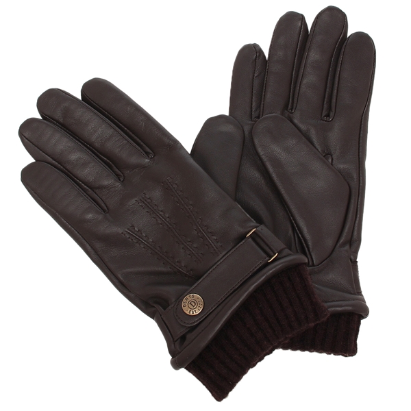 デンツ 手袋 タッチパネル対応ヘアシープグローブ（カシミヤライニング） ブラウン メンズ DENTS 5-9204