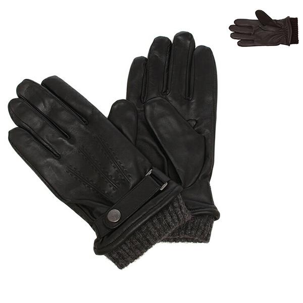 デンツ 手袋 タッチパネル対応ヘアシープグローブ（カシミヤライニング） ブラック メンズ DENTS 5-9204