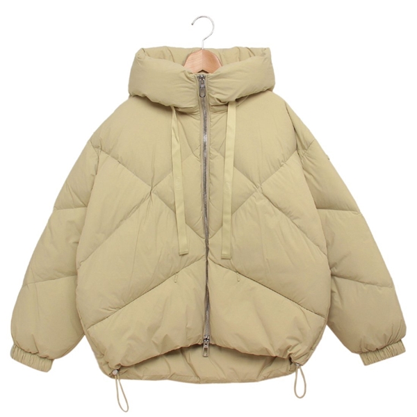 デュノ ダウンジャケット コート キルトダウン フード付き ベージュ レディース DUNO PEGGIE 171
