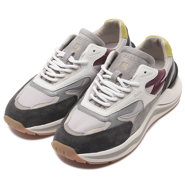 デイト スニーカー フーガ グレー マルチカラー レディース D.A.T.E. W411FGCOLG