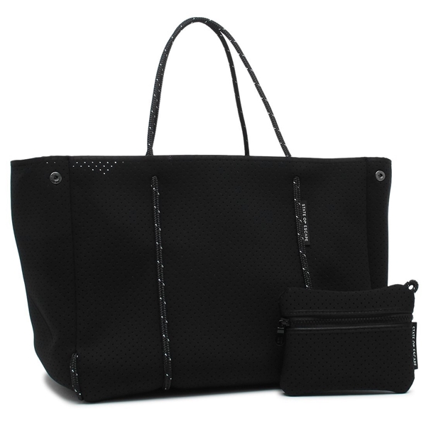 ステートオブエスケープ トートバッグ エスケープ マザーズバッグ キーフック ポーチ付き レディース STATE OF ESCAPE ESCHFBLK A4対応