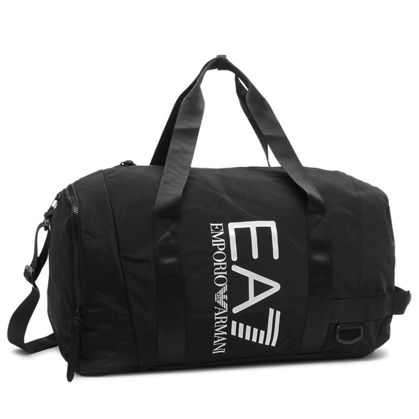 イーエーセブン エンポリオアルマーニ ボストンバッグ ロゴ ジムバッグ ブラック メンズ EA7 245062 3R911 02021 A4対応