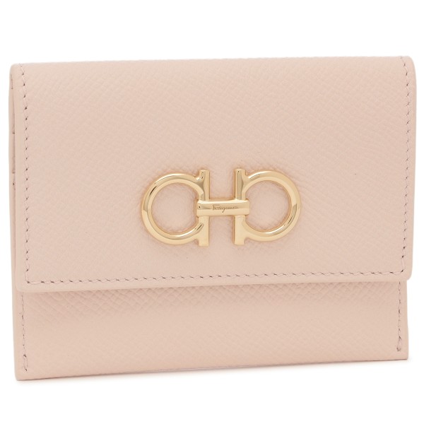 フェラガモ カードケース ガンチーニ ピンク レディース Salvatore Ferragamo 220861 0785211