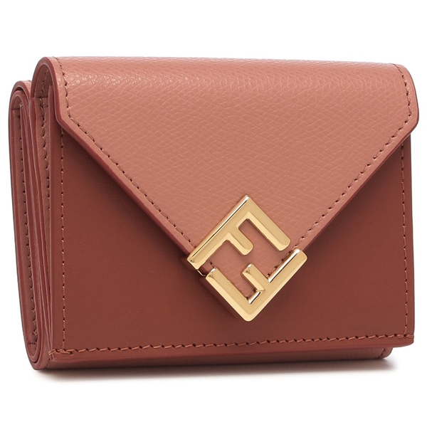 フェンディ 三つ折り財布 ピンク レディース FENDI 8M0480 ALV4 F1TWI