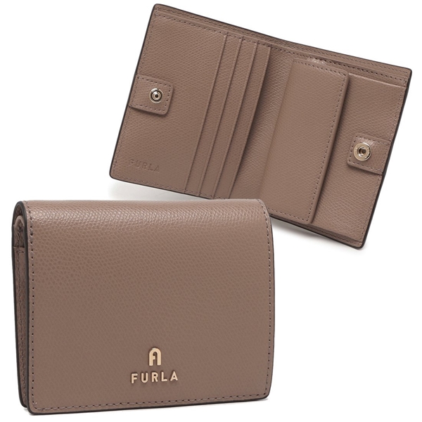 フルラ 二つ折り財布 カメリア ミニ財布 ベージュ レディース FURLA WP00304 ARE000 1257S