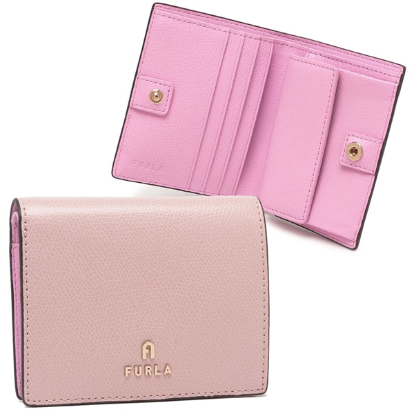 フルラ 二つ折り財布 カメリア ミニ財布 ピンク レディース FURLA WP00304 ARE000 4304S