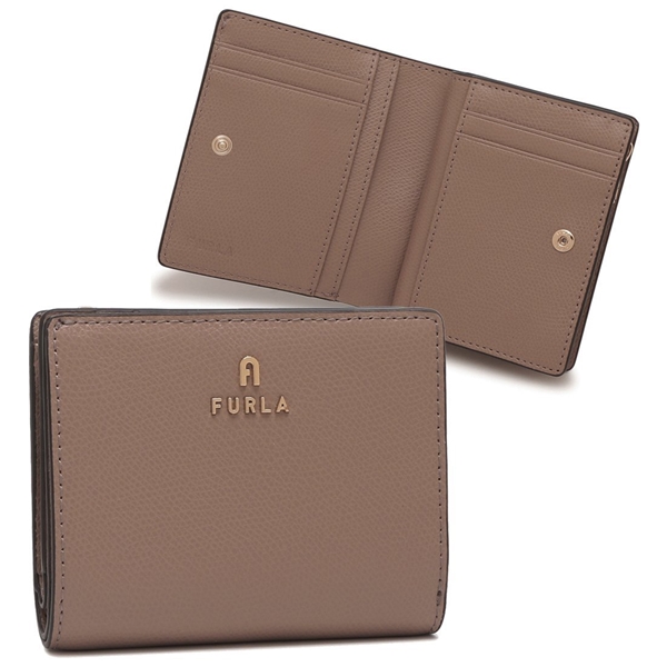 フルラ 二つ折り財布 カメリア ミニ財布 ベージュ レディース FURLA WP00307 ARE000 1257S