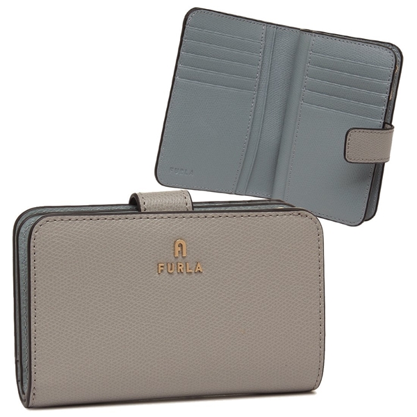 フルラ 二つ折り財布 カメリア グレー レディース FURLA WP00314 ARE000 4060S