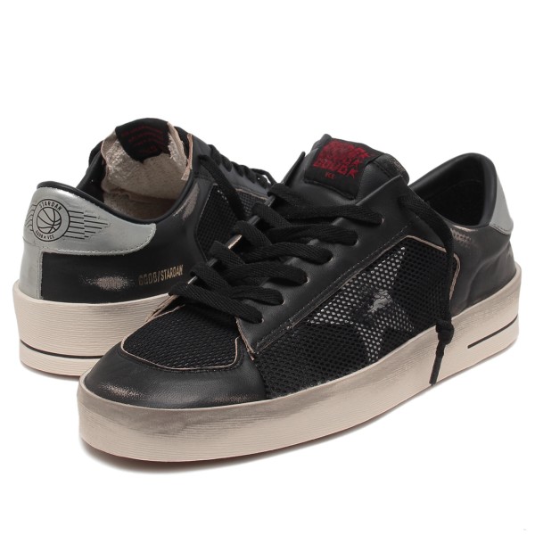 ゴールデングース スニーカー スターダン ブラック シルバー メンズ GOLDEN  GMF00370 F004118 90179