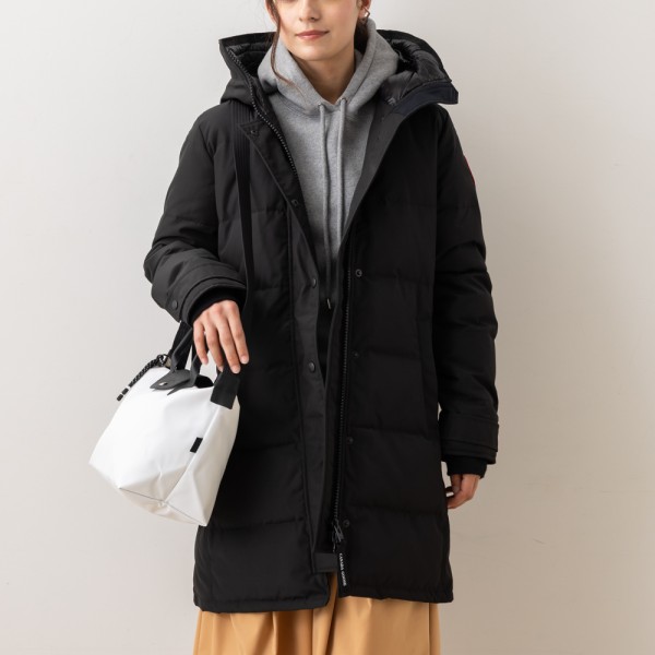 カナダグース ダウンジャケット コート シェルバーンパーカー ブラック レディース   3802W 61