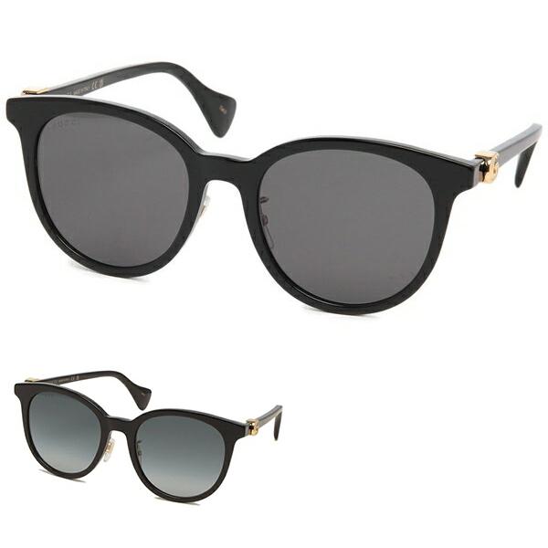 グッチ サングラス アジアンフィットモデル レディース GUCCI GG1073SK EMBLEM レンズ：GREY フレーム：BLACK