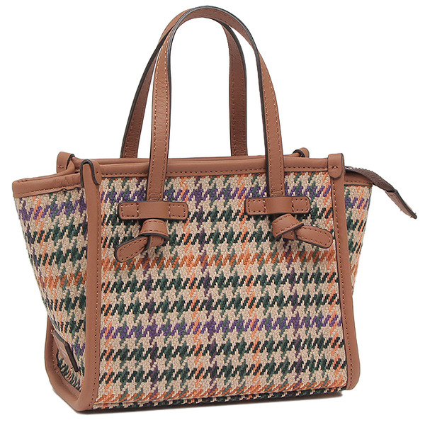 【訳ありアウトレット】ジャンニキアリーニ ハンドバッグ ショルダーバッグ ミスマルチェッラ 2WAY ブラウン レディース GIANNI CHIARINI BS8065 NWCL【ラッピング不可商品】