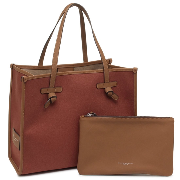 ジャンニキアリーニ トートバッグ マルチェッラ Mサイズ オレンジ ブラウン レディース GIANNI CHIARINI BS6850 COMMCNVSE A4対応