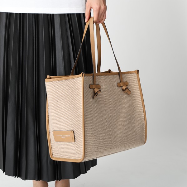 ジャンニキアリーニ トートバッグ マルチェッラ Mサイズ ブラウン レディース GIANNI CHIARINI BS6850 SPIGA A4対応