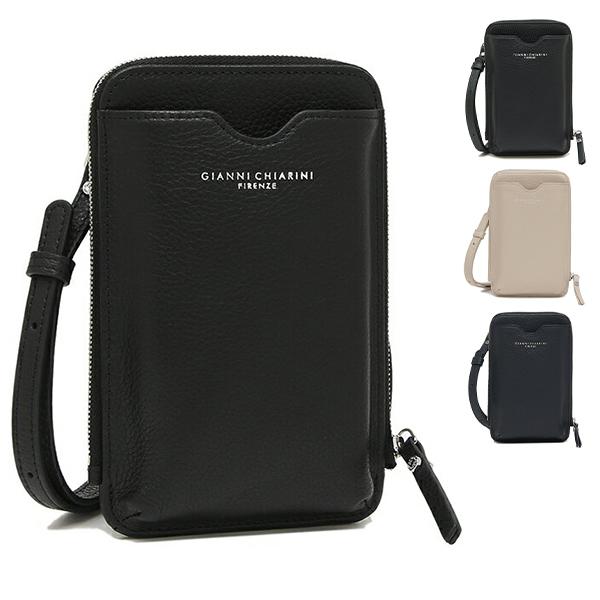 ジャンニキアリーニ スマホケース ストラップ マルチポシェット スマホショルダー スマホポーチ スマホポシェット ブラウン レディース GIANNI CHIARINI PFW5090 GRN