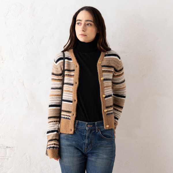 ガニー カーディガン ボレロ ベージュ レディース GANNI K2235 177