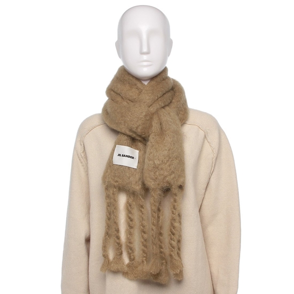 ジルサンダー マフラー JIL SANDER+ ジルサンダープラス ナロー ベージュ メンズ レディース JIL SANDER J40TE0132 J40041 264
