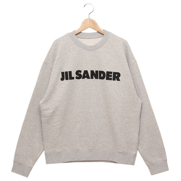 ジルサンダー スウェット ロゴスウェット グレー レディース JIL SANDER J53GU0003 J20010 052