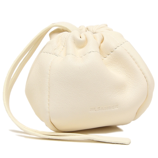 ジルサンダー ポーチ リップル ポーチ ホワイト レディース JIL SANDER J08WD0031 106