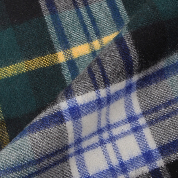 ジョンストンズ ストール マフラー グリーン マルチカラー レディース