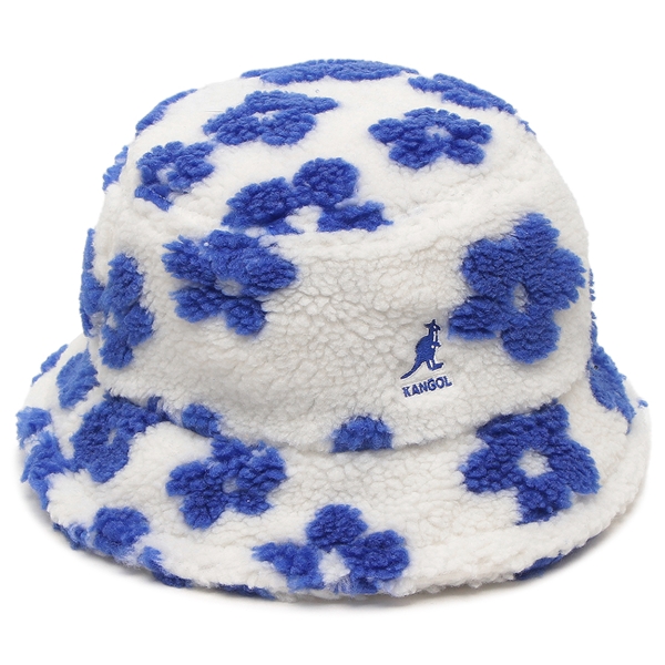 カンゴール 帽子 バケットハット ホワイト メンズ レディース ユニセックス KANGOL FLORAL FLEECE BUCKET K5422 WHTBL