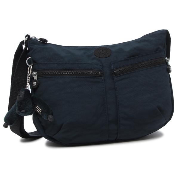 キプリング ショルダーバッグ KIPLING イゼラー 特別カラー 7L ブラック ブルー レディース IZELLAH K02144 0ND