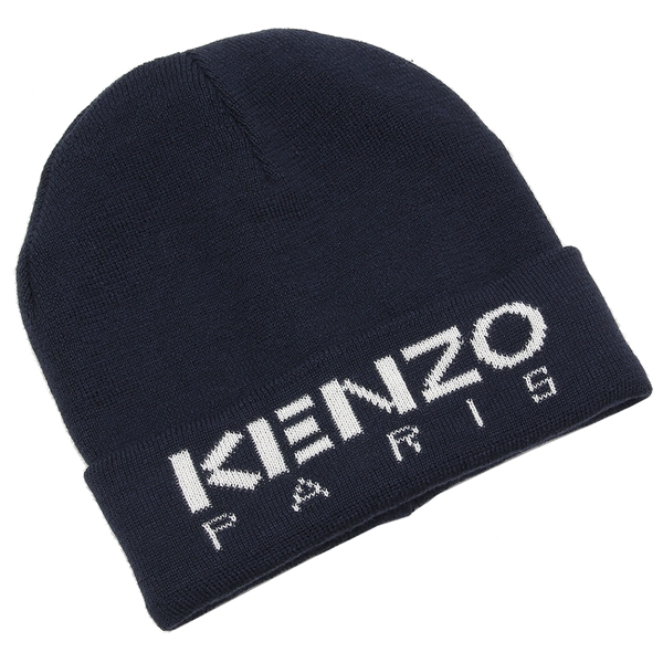 ケンゾー 帽子 ニット帽子 ネイビー キッズ KENZO K60604 84A