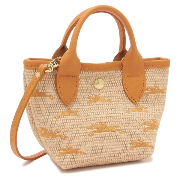 ロンシャン ショルダーバッグ ハンドバッグ パニエ プリアージュ オレンジ レディース LONGCHAMP 10206 HCF 222