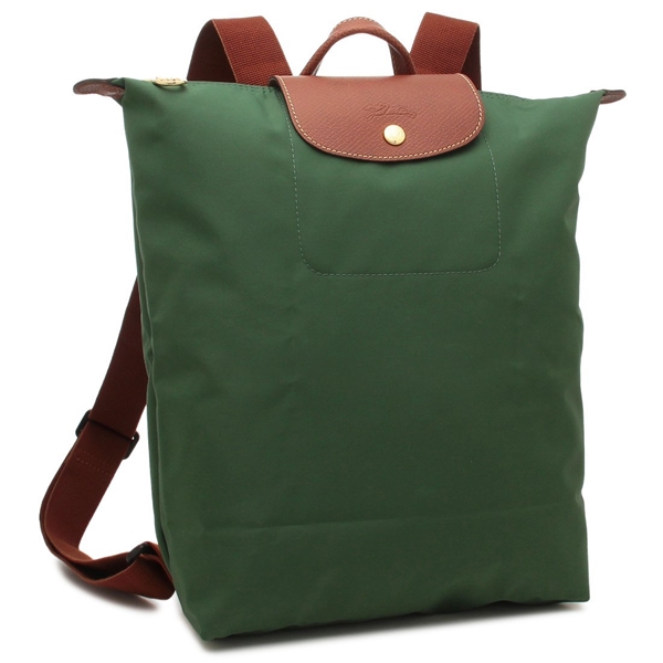 ロンシャン リュック バックパック プリアージュ オリジナル Mサイズ グリーン レディース LONGCHAMP 10284 089 P95 A4対応