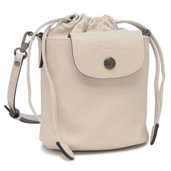 ロンシャン ショルダーバッグ プリアージュ エクストラ XSサイズ バケットバッグ 巾着 ベージュ レディース LONGCHAMP 10317 987 555