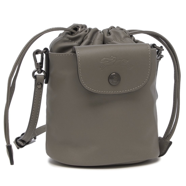 ロンシャン ショルダーバッグ プリアージュ エクストラ XSサイズ バケットバッグ グレー レディース LONGCHAMP 10317 987 P55