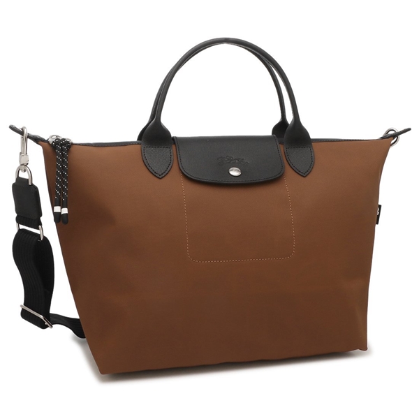 ロンシャン ハンドバッグ ショルダーバッグ プリアージュ エナジー Lサイズ ブラウン メンズ レディース LONGCHAMP L1515 HSR 203 A4対応